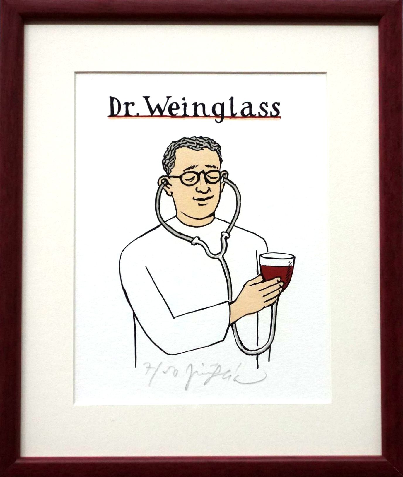 Jiří Slíva - Dr. Weinglass - grafika