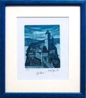 Herbert Kisza - Zvíkov - grafika
